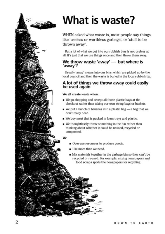Down to Earth – An Earth Works Learners Guide (Waste, Recycling ...
